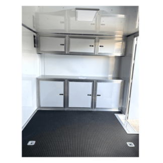 Overhead Cabinets in Front of Trailer – 7’wide ‣ Boss Cargo Trailers