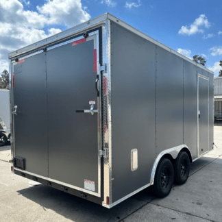 Titanium Cargo 8.5×16 Tandem Axle Charcoal Gray Enclosed Cargo Trailer ...