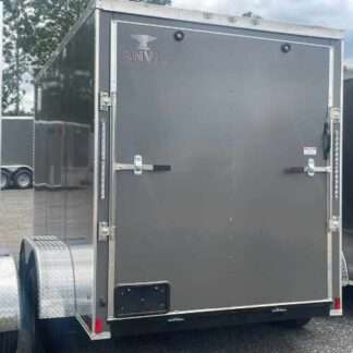 Anvil 6×12 Tandem Axle Enclosed Charcoal Gray PolyCor Trailer ‣ Boss ...