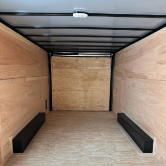 Titanium Cargo 8.5×20 Tandem Axle Silver PolyCor Enclosed Trailer with ...