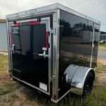 Titanium Cargo 5×8 Single Axle Black Enclosed Cargo Trailer ‣ Boss ...