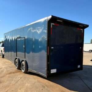 Titanium Cargo 8.5×24 Indigo Blue Tandem Axle with Spread Axles and ...